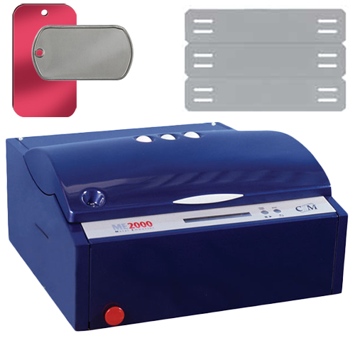 ME2000 DOG TAG MACHINE 350 FIFO STACKER GSA Products Dog Tag Machines me2000-dog-tag-machine-350-fifo-stacker-gsa-products-dog-tag-machines
